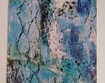 Ocean Mist Original High Texture, Minimalist, Abstract Oil Painting 16 ...