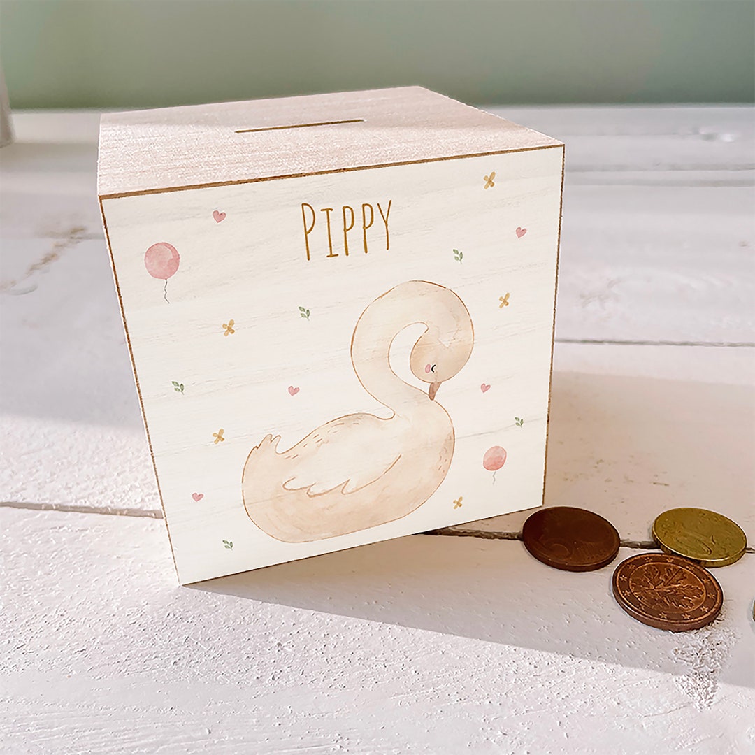 Money Box Child Personalized Money Box Money Box Wood - Etsy
