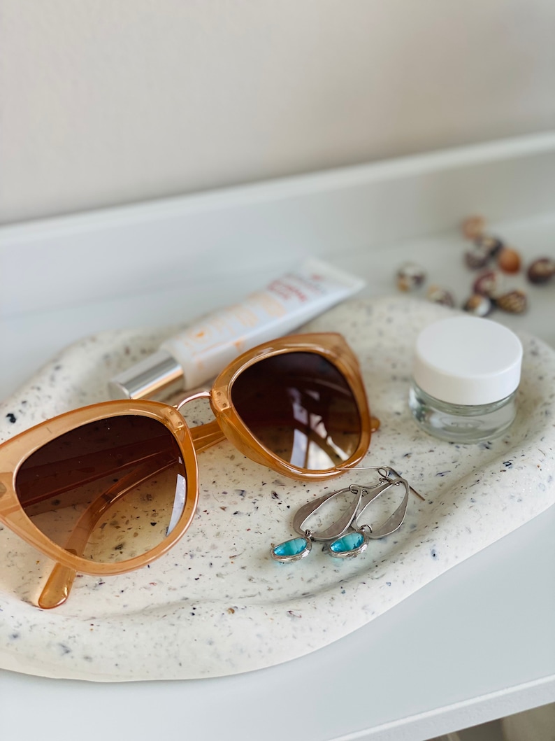 Jesmonite Tray Terrazzo Seashell Shell Coastal Tropical - Etsy