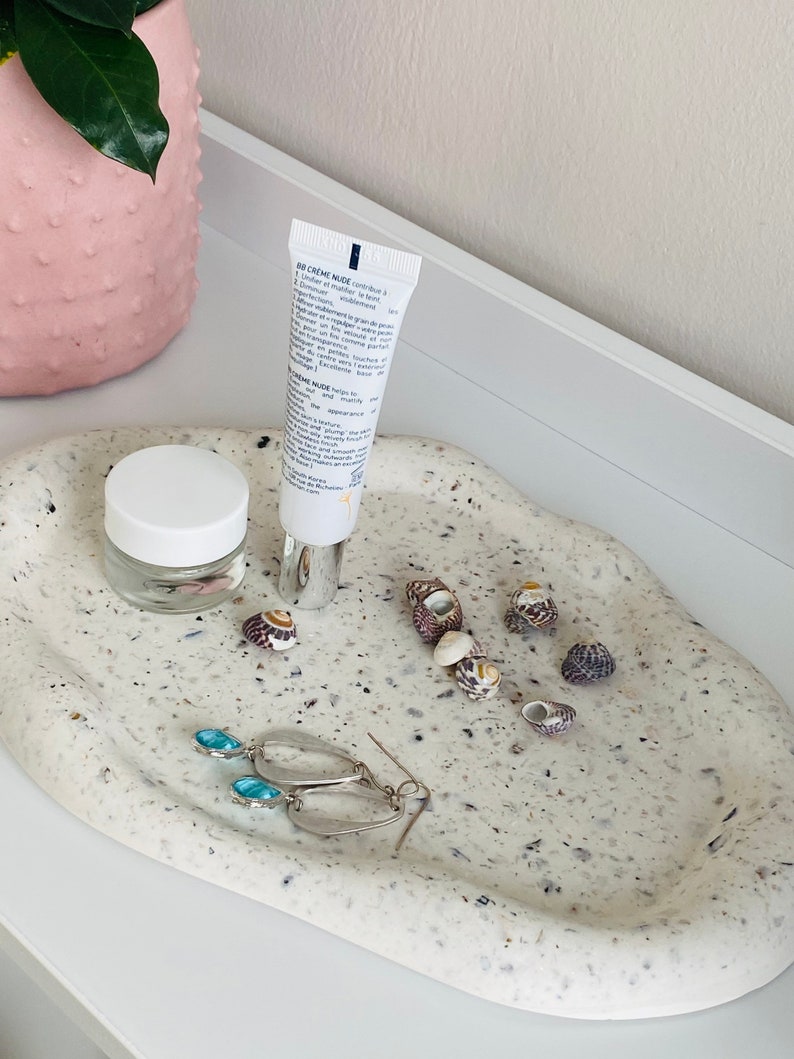 Jesmonite Tray Terrazzo Seashell Shell Coastal Tropical - Etsy