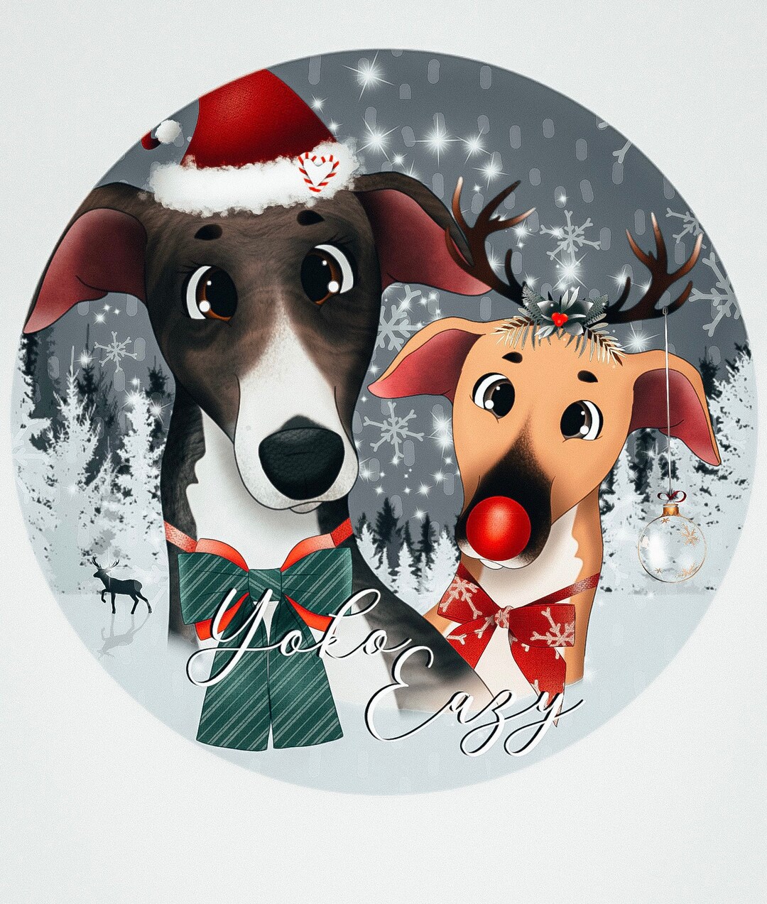 Personalized Digital Cartoon Based on Your Dog - Etsy