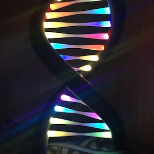 Double Helix DNA LED Effect Lamp Light Gaming Unique Resident Evil ...