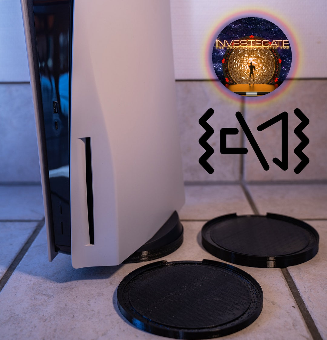 Sony Playstation 5 PS5 Pro Slim Anti Vibration Damper Rubber Mat Shock ...