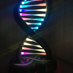 Double Helix DNA LED Effect Lamp Light Gaming Unique Resident Evil ...