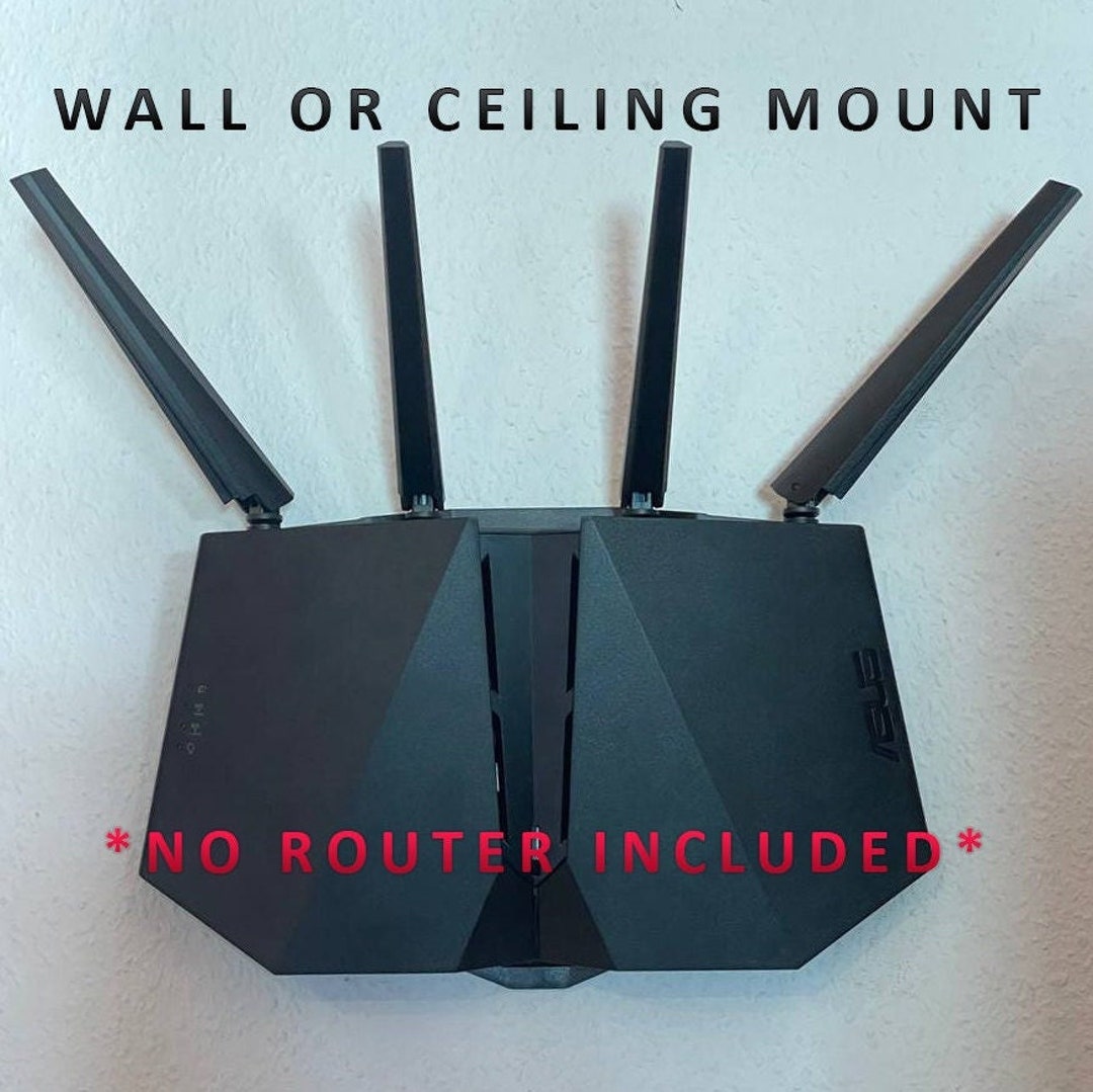 Asus Router Wall Mount Ceiling Mount Bracket RT-AX82U AX5400 INVISIBLE ...