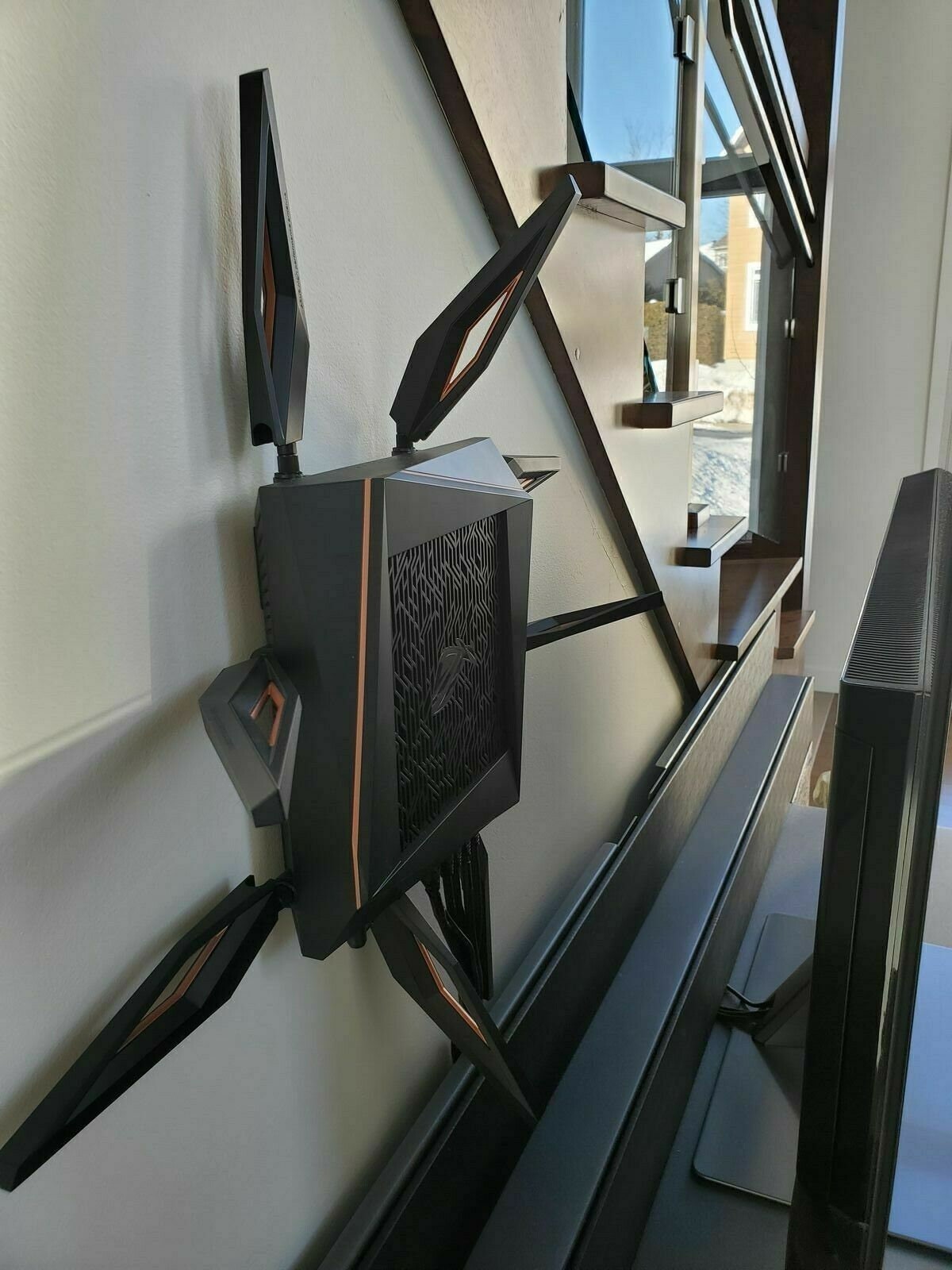 ASUS Router Wall Mount Ceiling Mount Bracket GT-AX11000 RT-AC5300 Rog ...