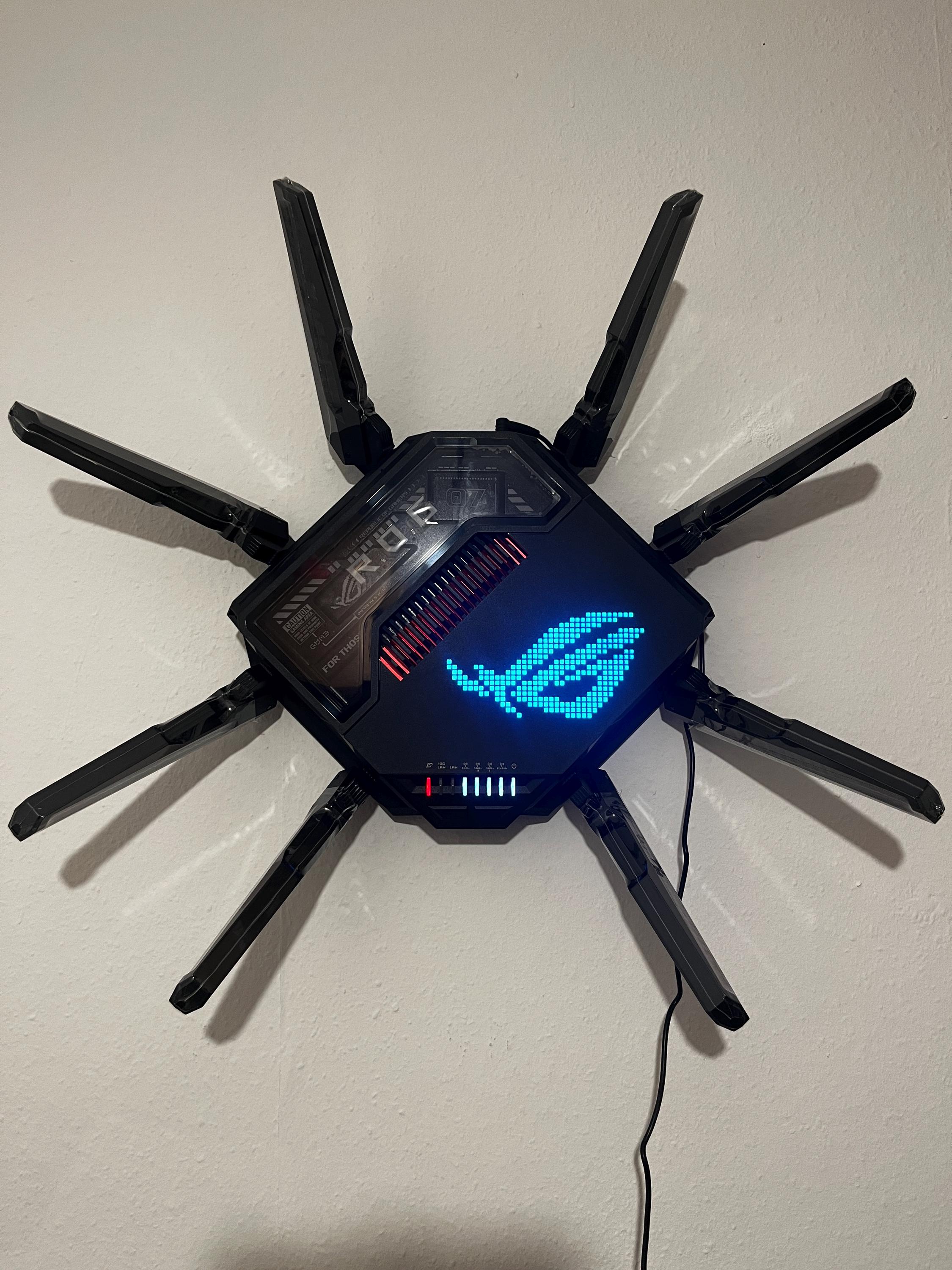 Asus Router Wall Ceiling Mount Bracket GT-BE98 RT-BE96U GT-BE98 Pro Rog ...