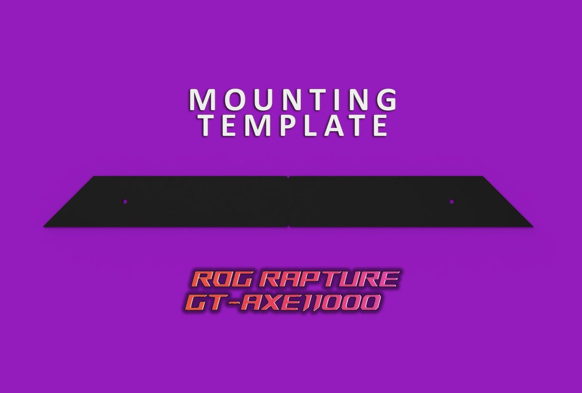 ASUS Router Wall Ceiling Mount Bracket GT-AXE11000 Rog Rapture | Etsy