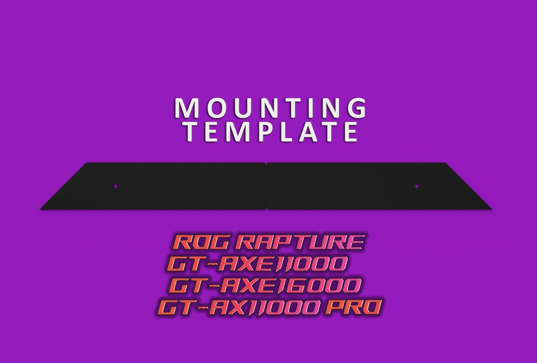 Asus Router Wall Ceiling Mount Bracket GT-AXE11000 GT-AXE16000 GT ...