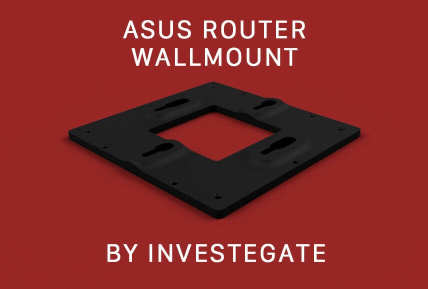 ASUS Router Wall Mount Ceiling Mount Bracket GT-AX11000 RT-AC5300 Rog ...