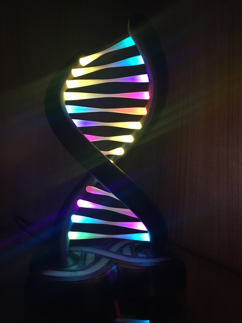 Double Helix DNA LED Effect Lamp Light Gaming Unique Resident Evil ...