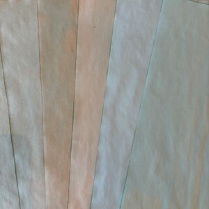 Tea Dyed Medium Blue Paper Pack Tea Stained Junk Journal Blue Paper ...