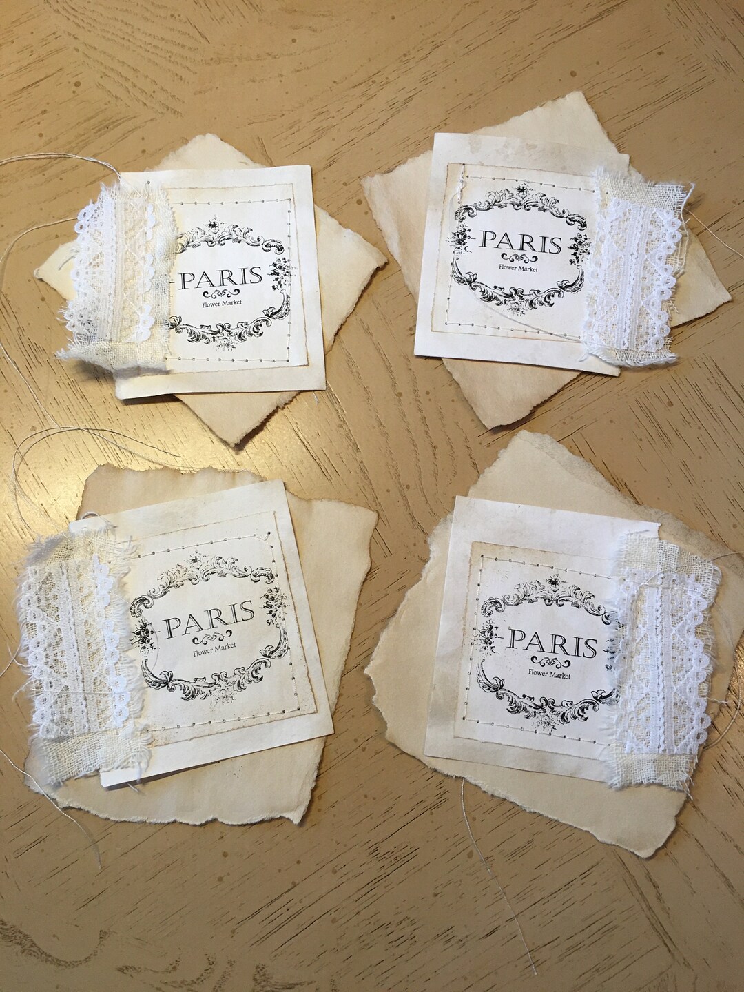 French Ephemera Clusters for Junk Journals Embellishments French Labels ...