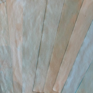 Tea Dyed Medium Blue Paper Pack Tea Stained Junk Journal Blue Paper ...