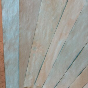 Tea Dyed Medium Blue Paper Pack Tea Stained Junk Journal Blue Paper ...