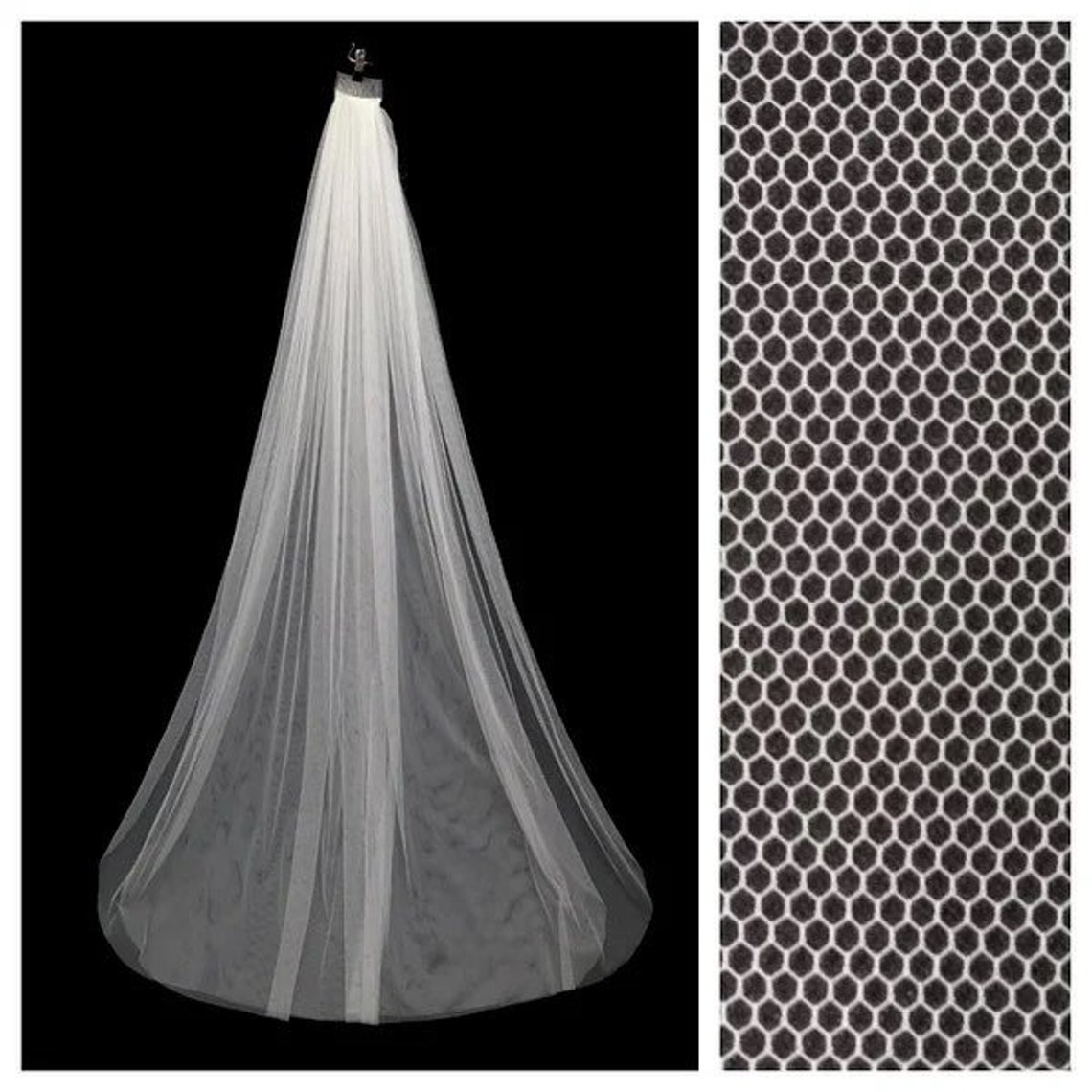 Glitter Wedding Veil Glitter Bridal Veil Sparkle Veil Tulle | Etsy