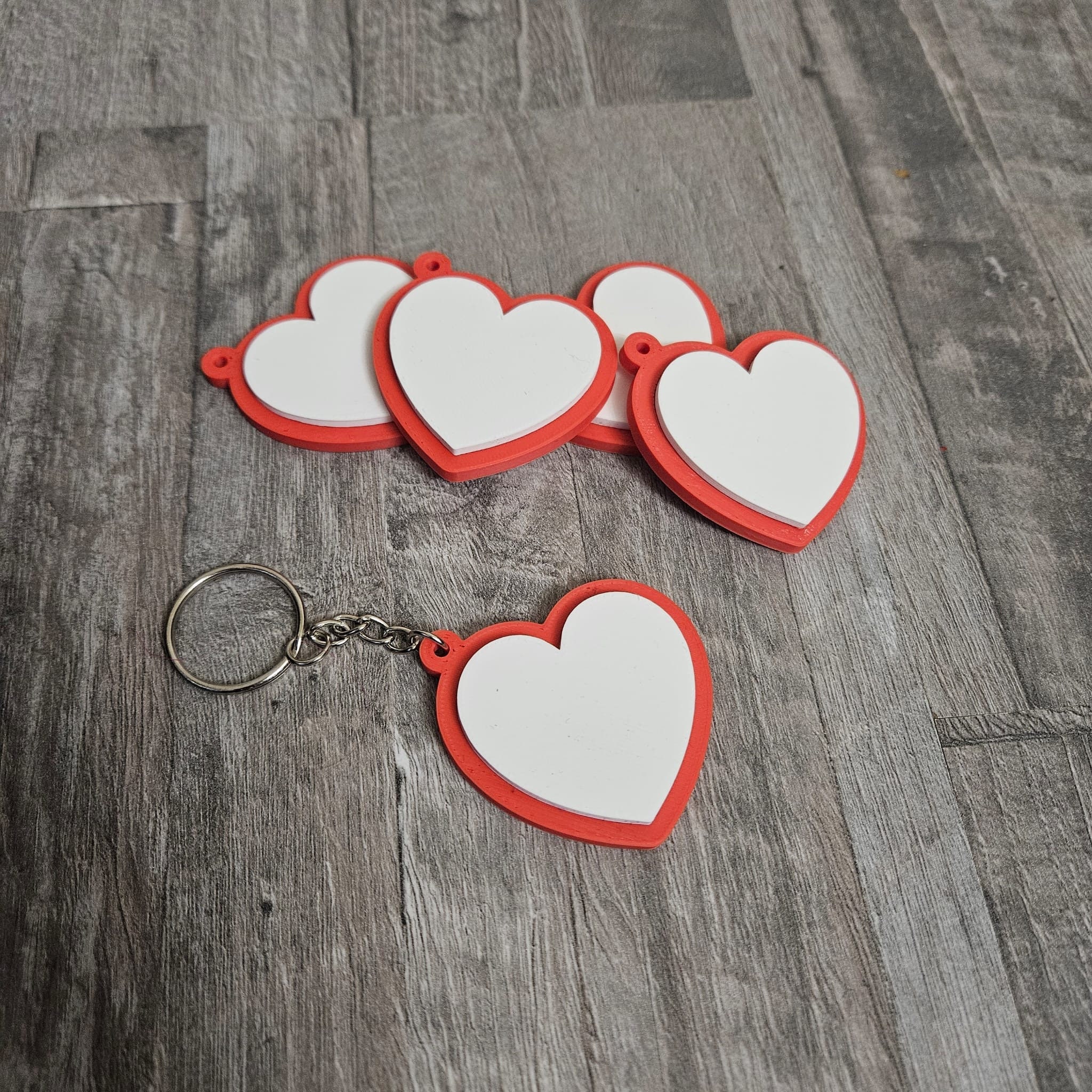 NFC Heart Keychain Ecological, Dedication Gift Idea - Etsy