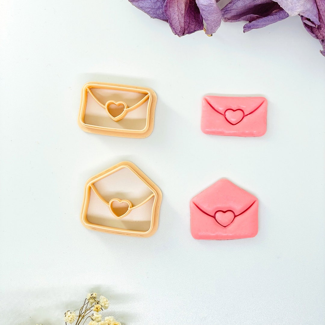 Letter Envelope Clay Cutter | Letter Envelope Polymer Clay Cutter ...