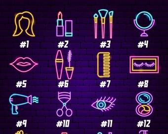 Makeup Neon Sign - Etsy