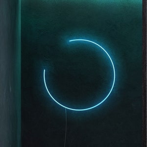 Circle LED Neon Sign Home Decor Circle Sign, Neon Circle - Etsy