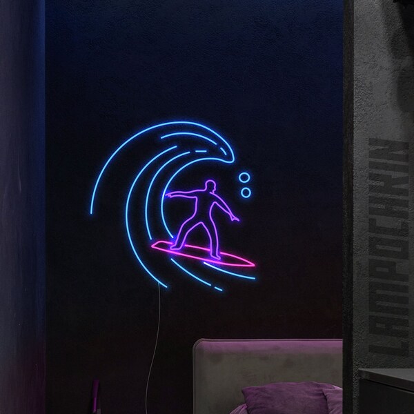 Neon Surf - Etsy