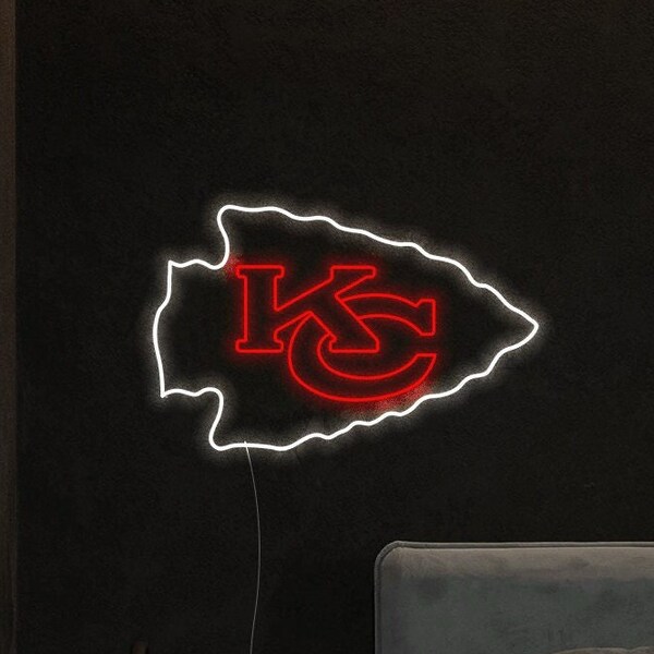 Chiefs Wall Light - Etsy