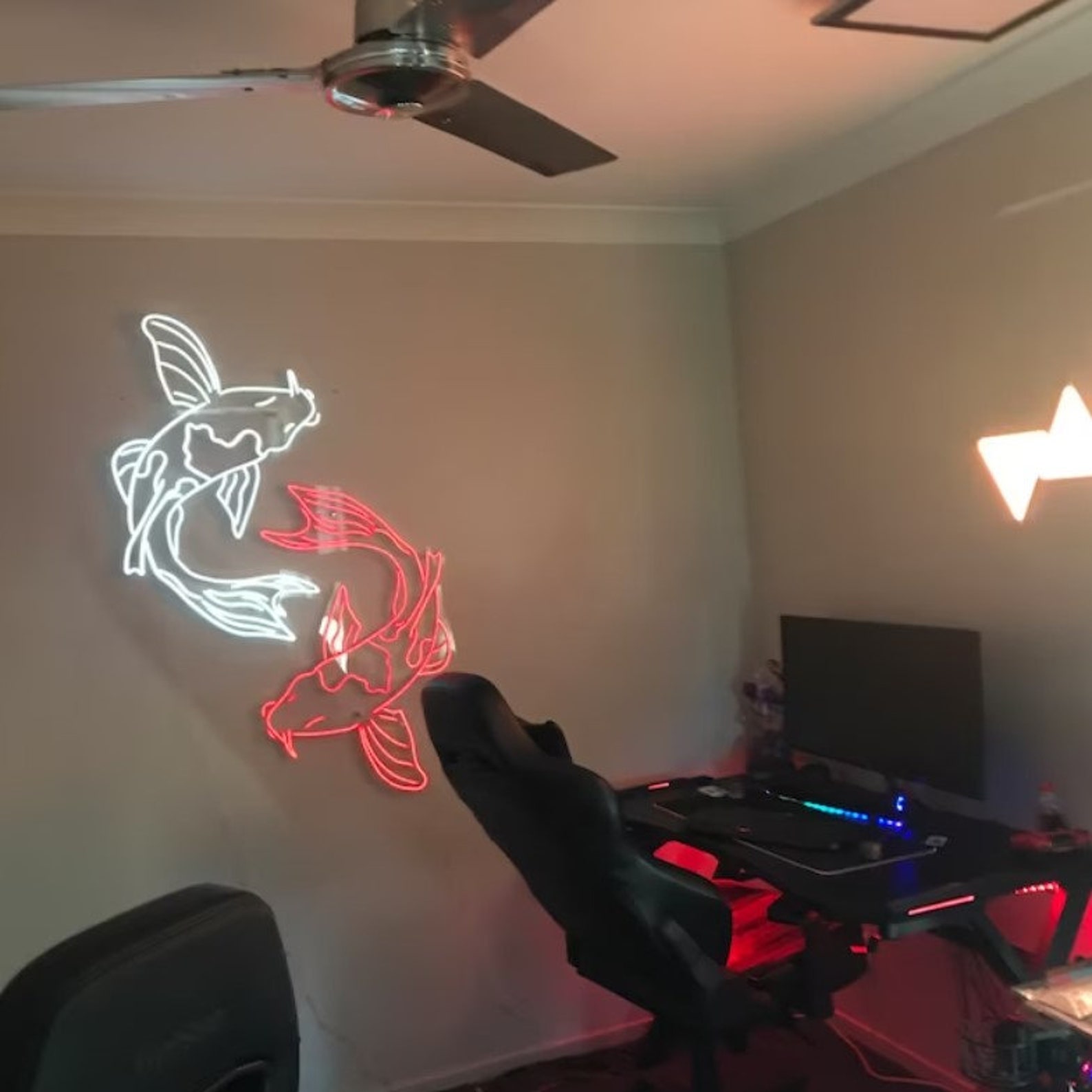 Japanese Neon Sign Koi Fish Neon Sign Custom Japan Neon - Etsy