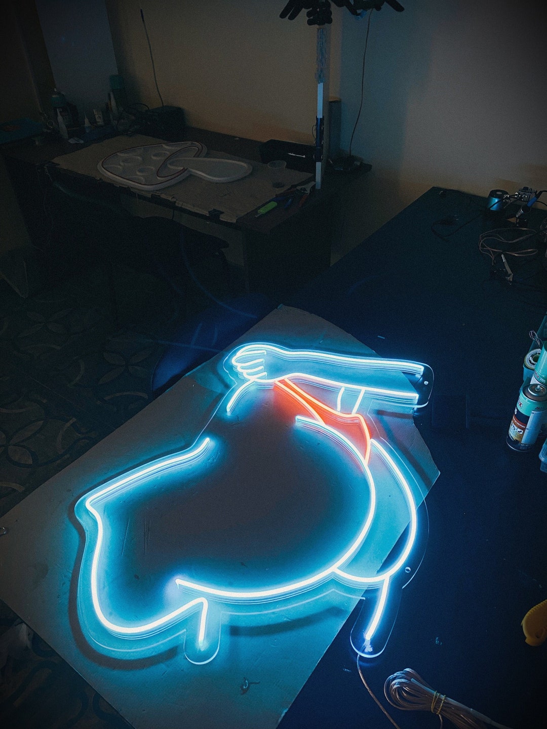 Woman Ass LED Neon Sign Bedroom and Home Gym Lightpopular Custom Neon ...