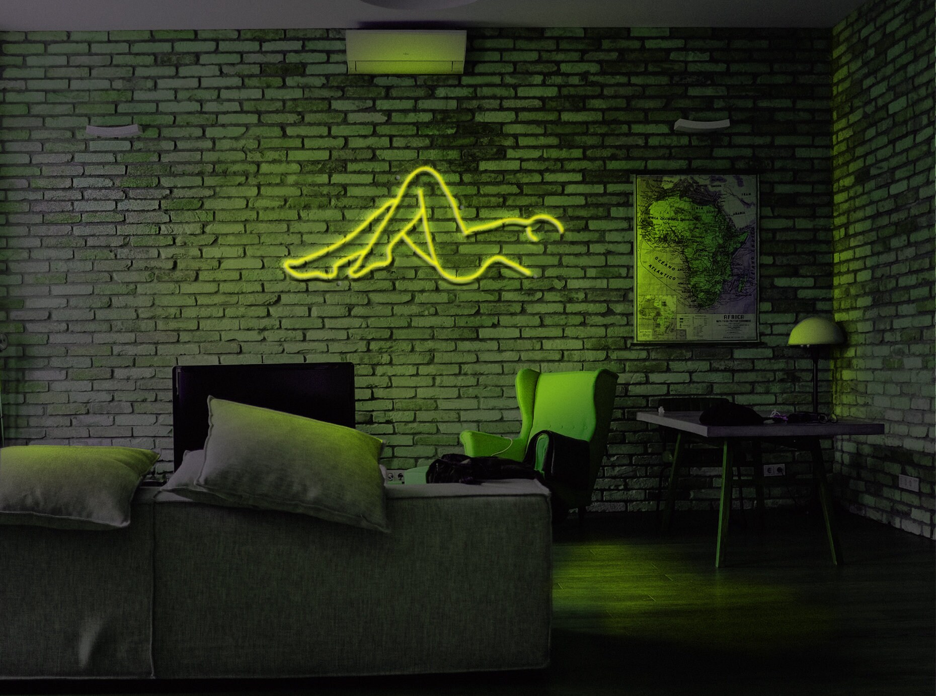 Woman's Body LED Neon Sign Bedroom and Home Gym - Etsy