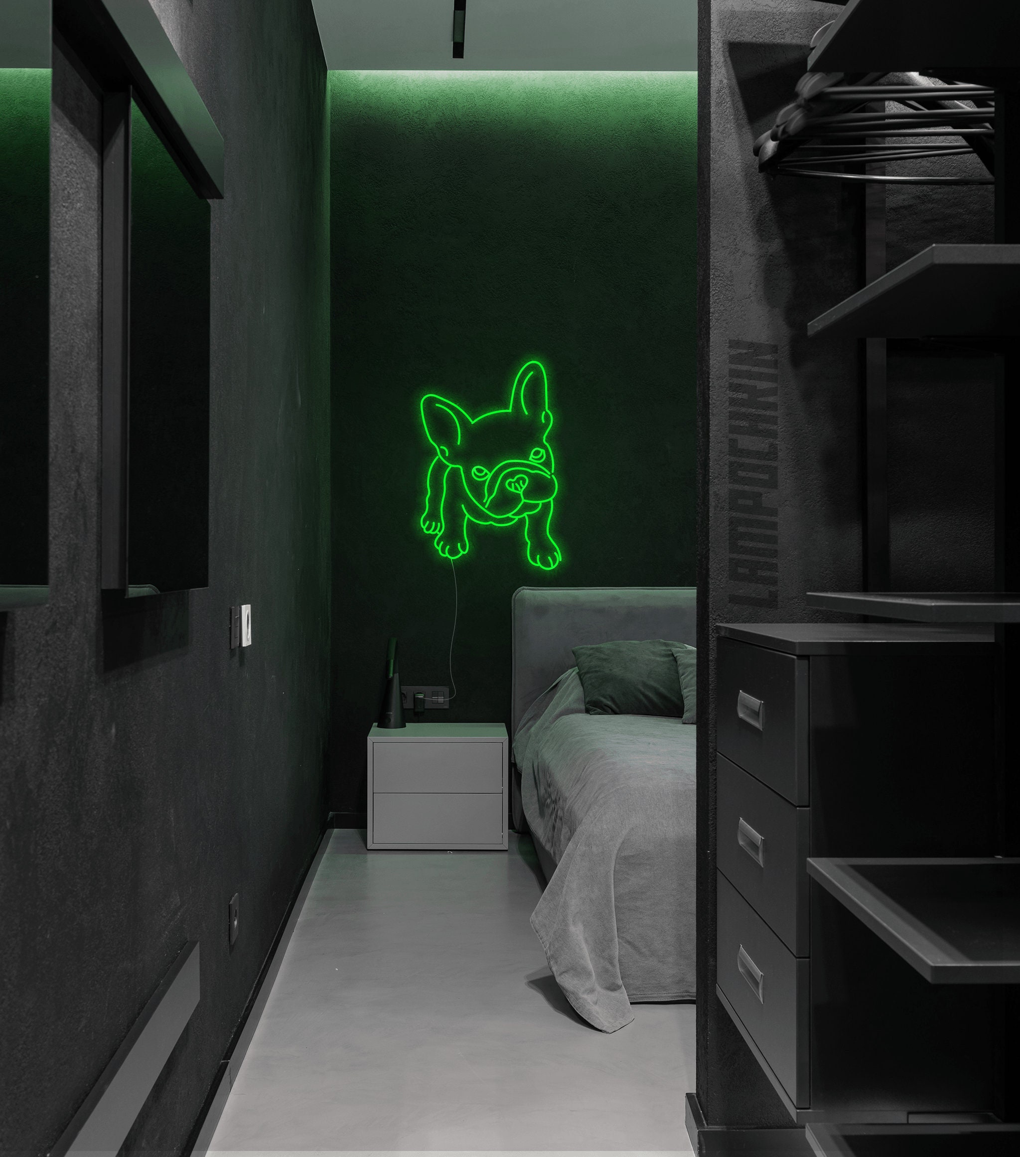 Pug French Bulldog Neon Sign Bulldog Led Neon Lights - Etsy