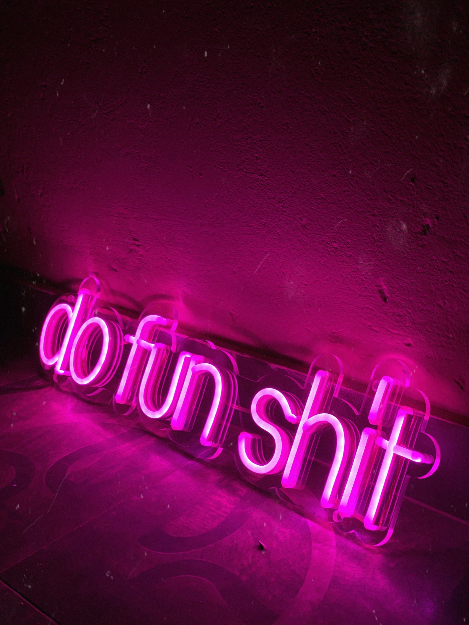 Do Fun Shit Neon Sign Custom Home Decor Mancave Wall Lights - Etsy
