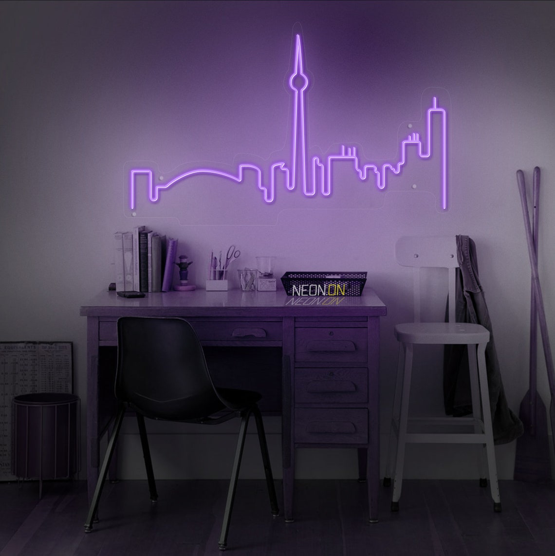 Toronto Neon Sign City Neon Custom Neon Sign Wall - Etsy