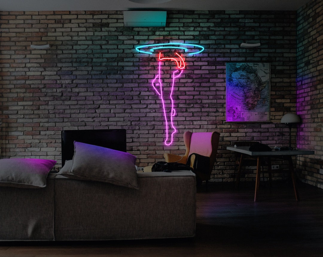 Woman Legs Neon Sign Bedroom and Home Gym Lightpopular Custom Neon Sign ...