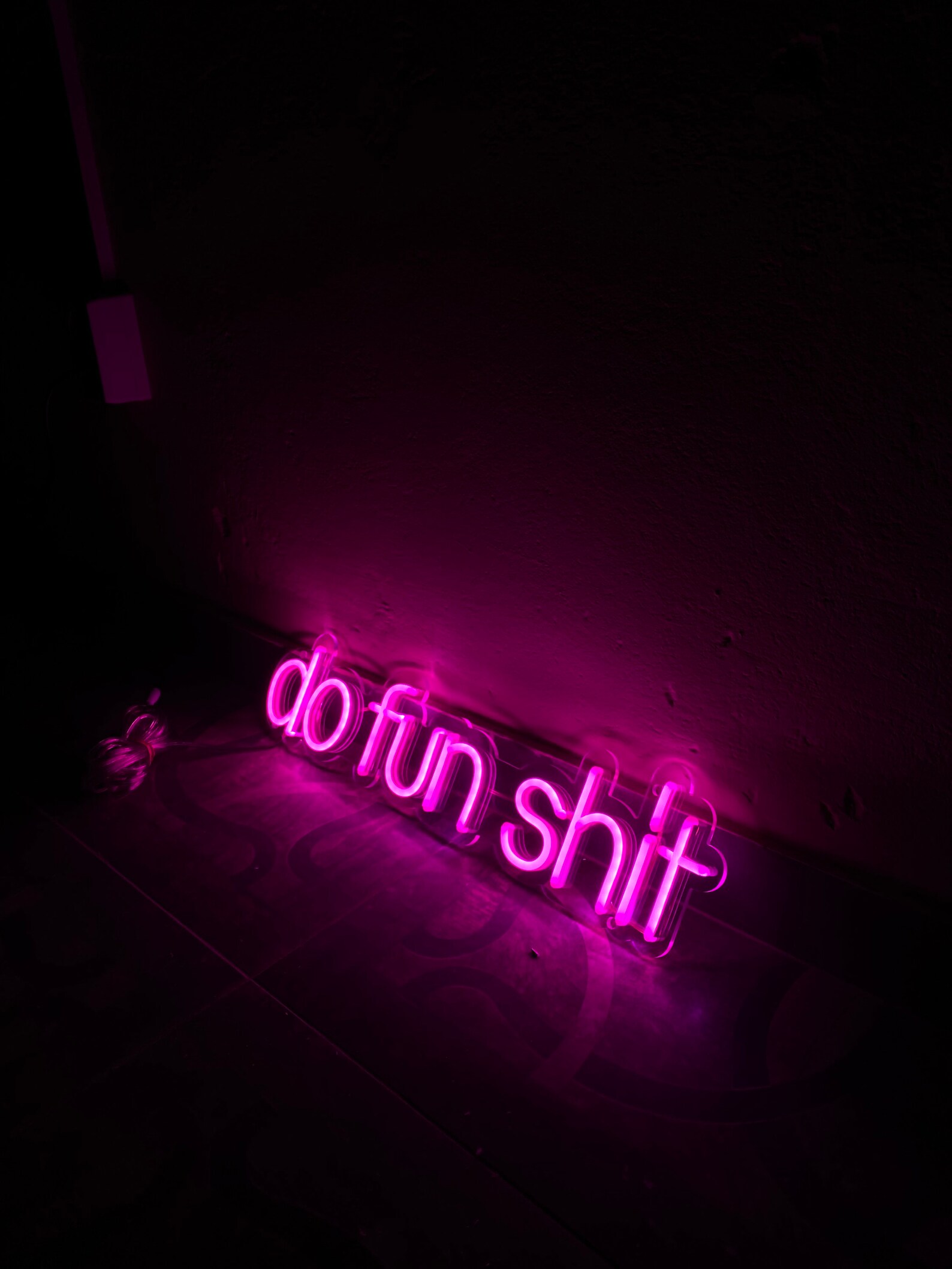 Do Fun Shit Neon Sign Custom Home Decor Mancave Wall Lights - Etsy