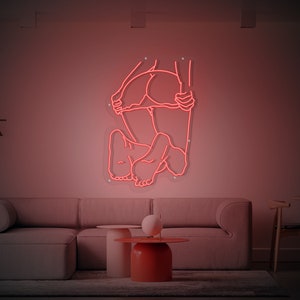Sliding Panty Neon Sign Female Neon Light Signbody Neon Signneon ...