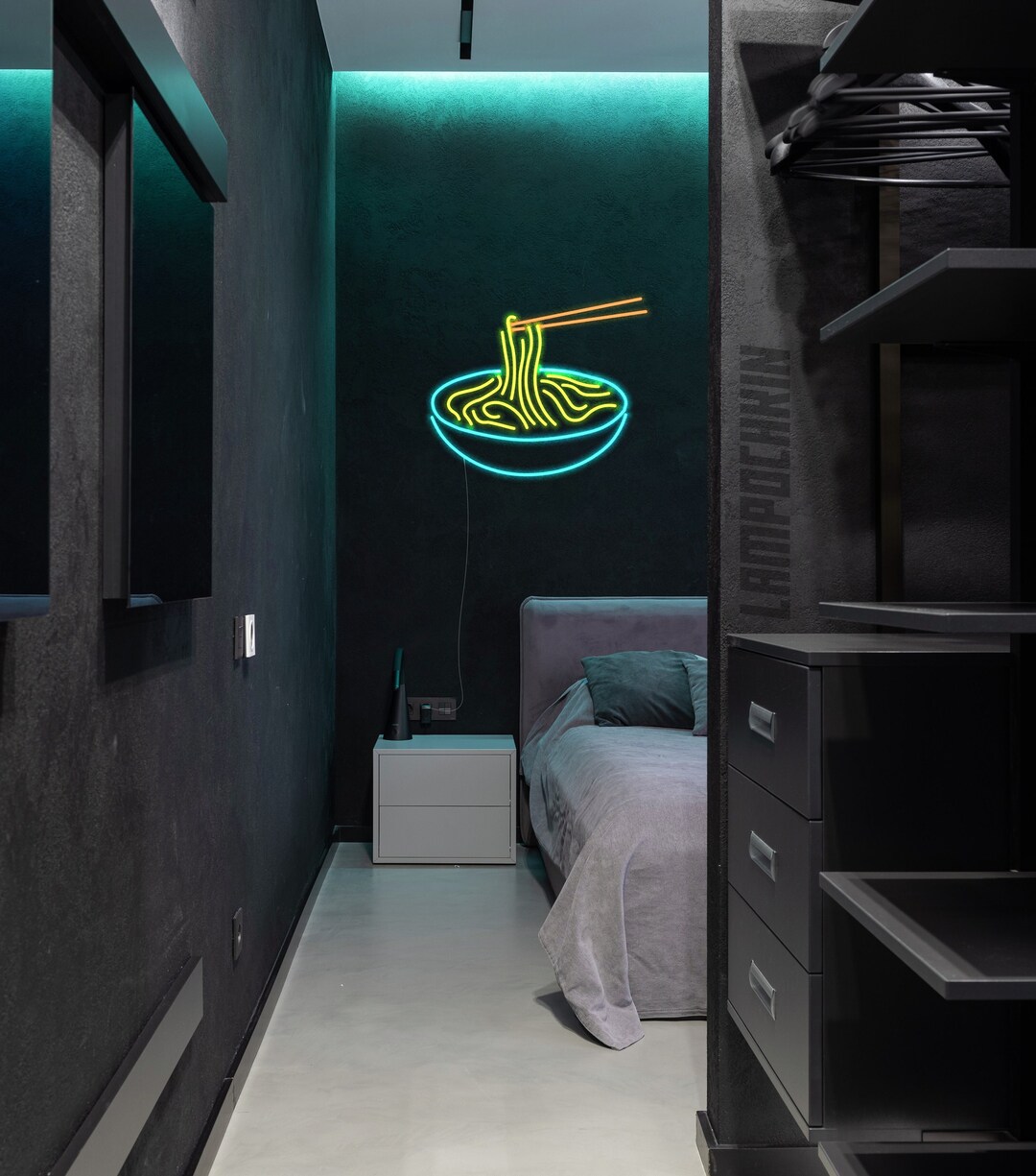 Ramen Japanese Noodles Neon Sign / Dinning Room Kitchen Neon Light ...