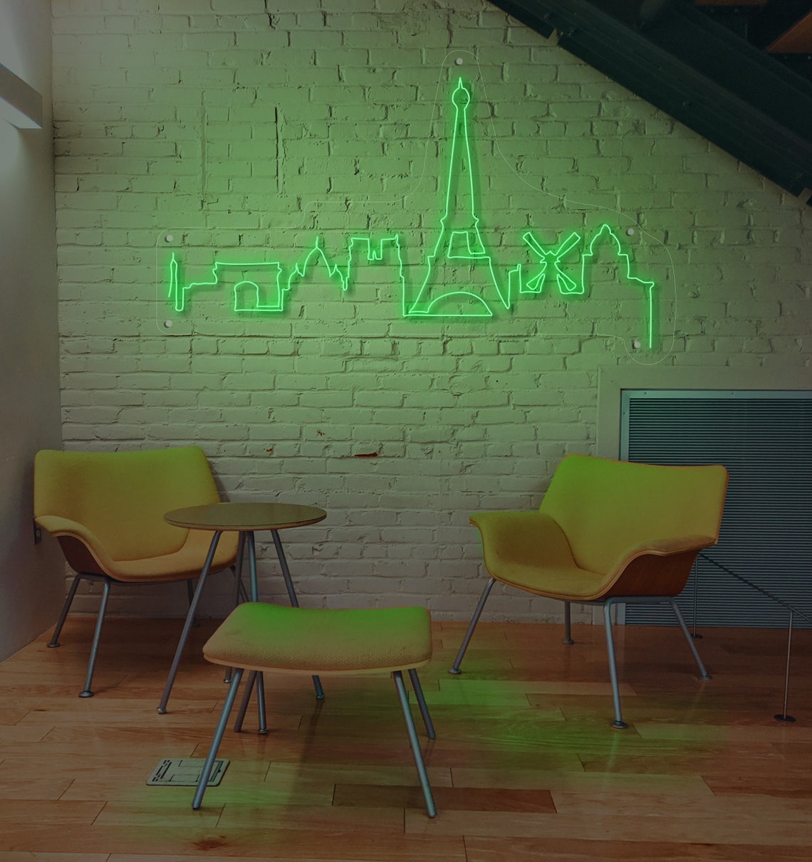 Paris Neon Sign City Neon Custom Neon Sign Wall - Etsy