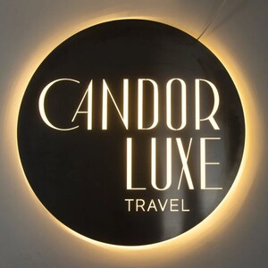 Business Neon Lights Mirror Logo Sign Acrylic Custom Logo Decoration ...