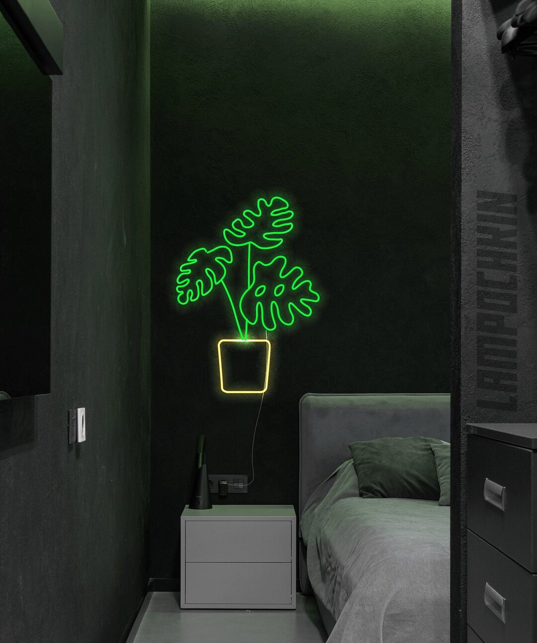 Monstera Leaf LED Neon Sign Monstera Led Light, Monstera Led Light - Etsy