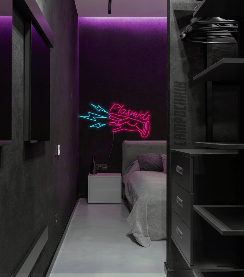 PLASMIDS Electro Shock LED Neon Sign Custom Neon Neon - Etsy