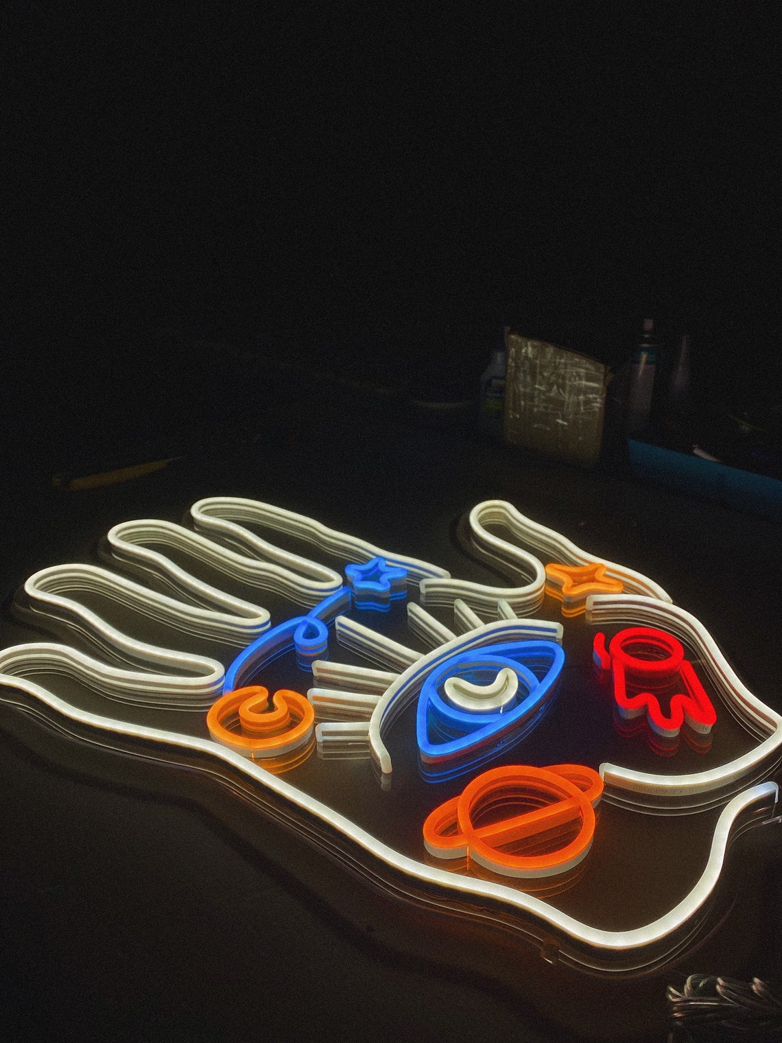 Spiritual Handspiritual Neon Sign Led Neon Sign Neon Light - Etsy