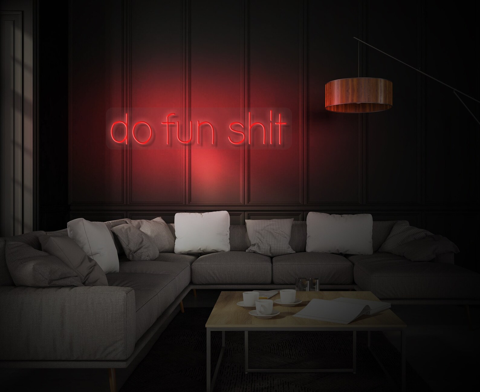 Do Fun Shit Neon Sign Custom Home Decor Mancave Wall Lights - Etsy