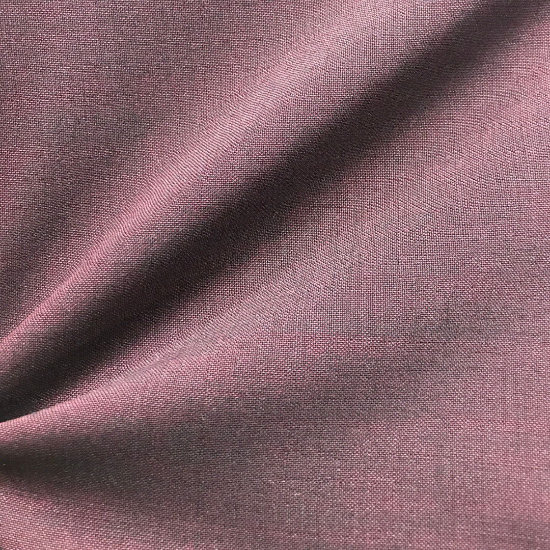 Maroon Textured Wool Mohair Jacketing and Suiting Fabric - Etsy UK