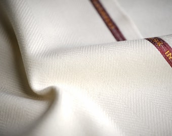 White Wool Fabric - Etsy