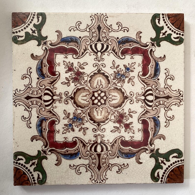 Really Pretty Original Victorian Tiles - Etsy UK