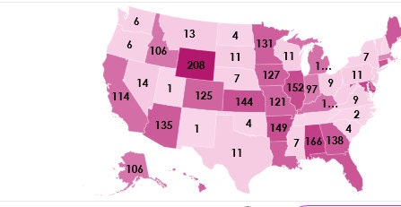 Sales Tracker, Usa State Map Sales Tracking, Spreadsheet Monthly Sales ...