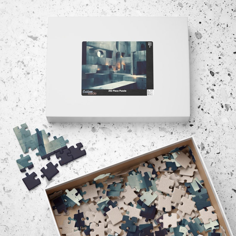 Complex Surreal Concrete Architecture Jigsaw Puzzle, Architect Puzzle ...