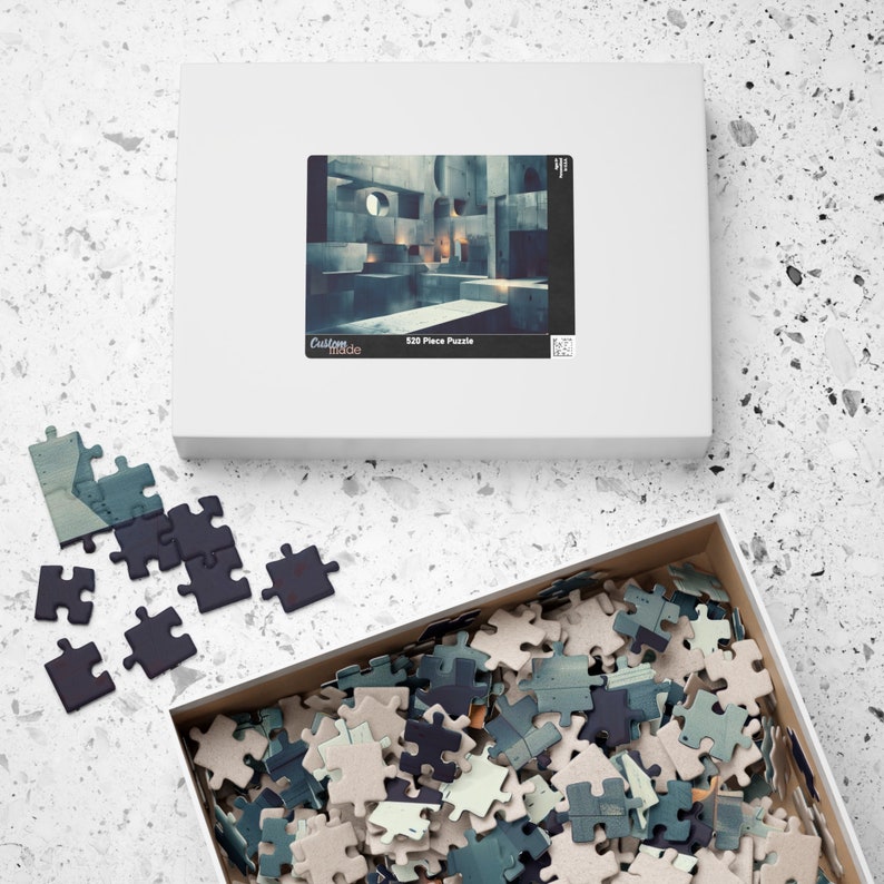 Complex Surreal Concrete Architecture Jigsaw Puzzle, Architect Puzzle ...