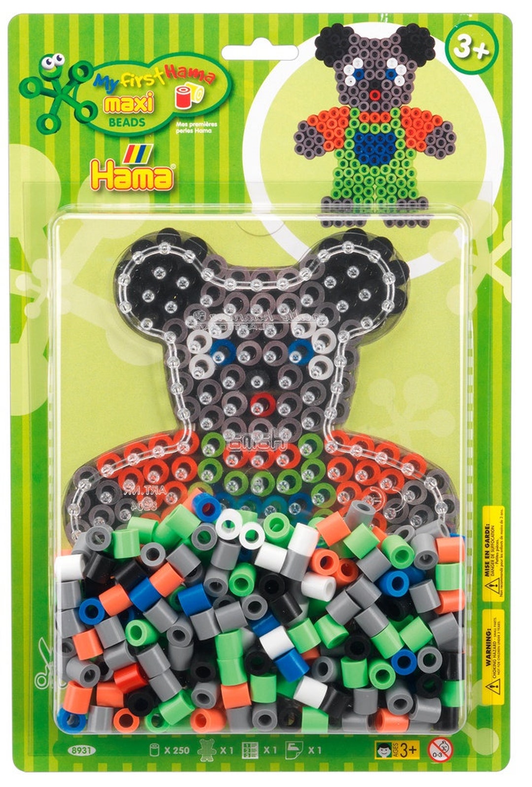 Blister Hama Beads Maxi Bear - Etsy