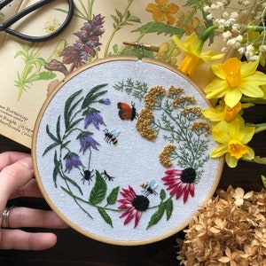 Garden Symphony PDF Embroidery Pattern, Easy for Beginner, Spring ...
